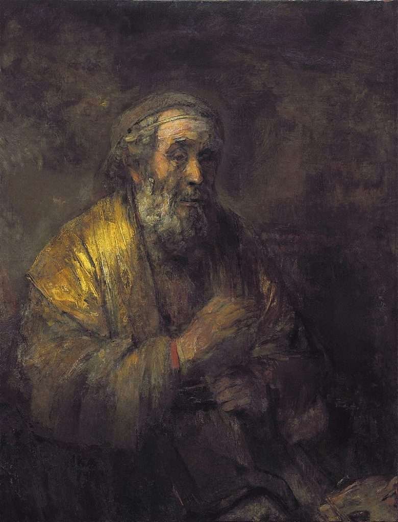 Rembrandt’s Aristotle Contemplating a Bust of Homer - Aoide